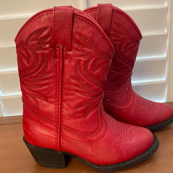 Austin Trading Co. | Shoes | Red Western Boots Austin Trading Co | Poshmark